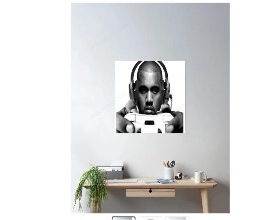 Kanye West Gaming Poster - Etsy
