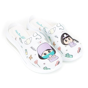 Doctor Nurse Patterned Superair Clogs & Nursing Clogs - Etsy