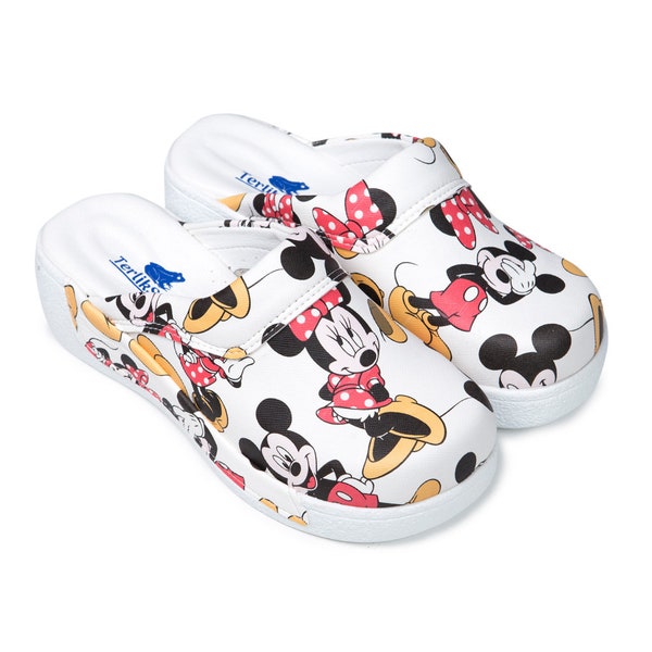 Minnie Mouse Clogs - Etsy