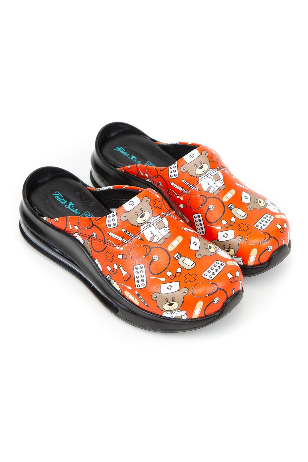 Bear Patterned Superair Clogs & Nursing Clogs - Etsy