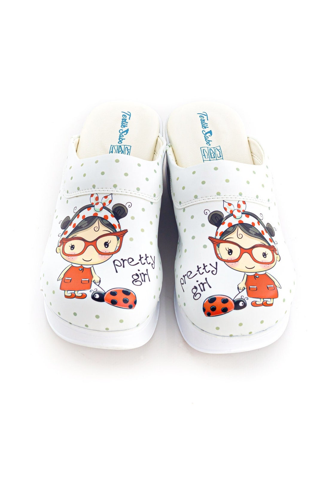 Ladybug Deisgn Women's Air Clogs-slippers-mules - Etsy