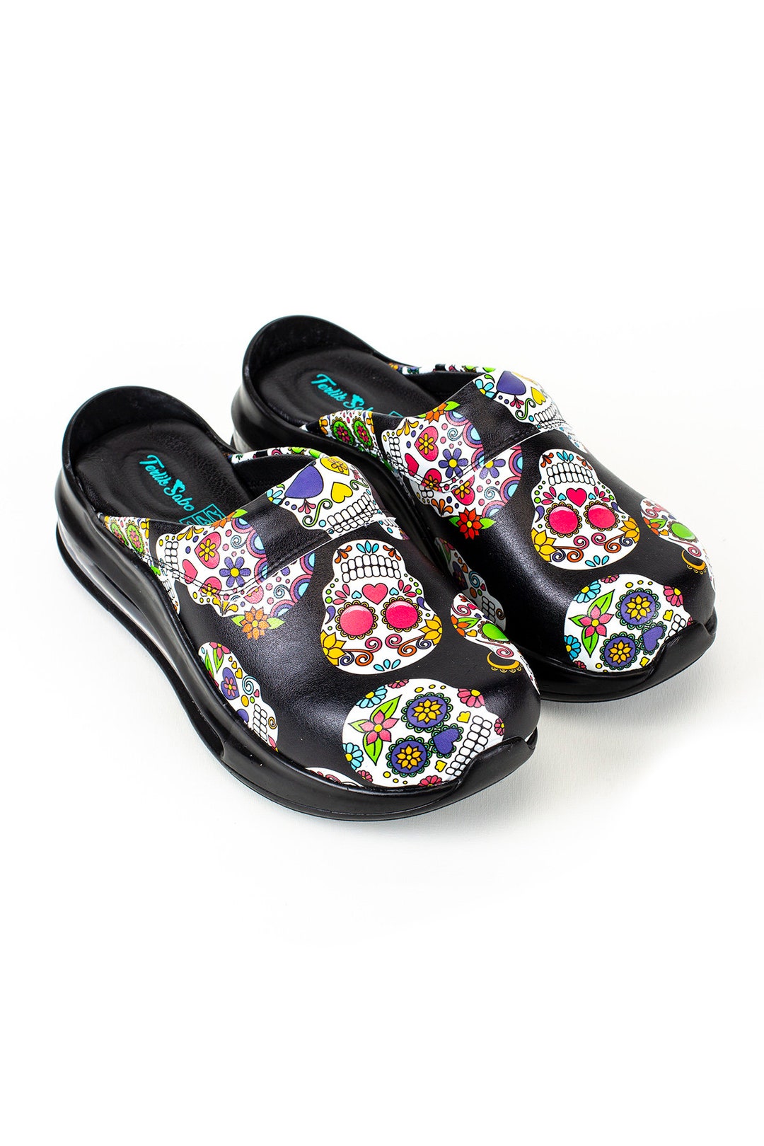 Skull Patterned Superair Clogs & Nursing Clogs - Etsy