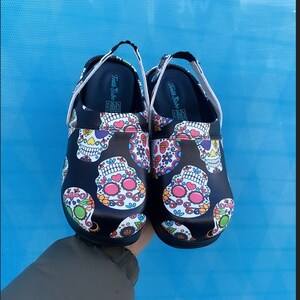 Skull Pattern Sling Back Air Max Clogs With Slippers Mules - Etsy