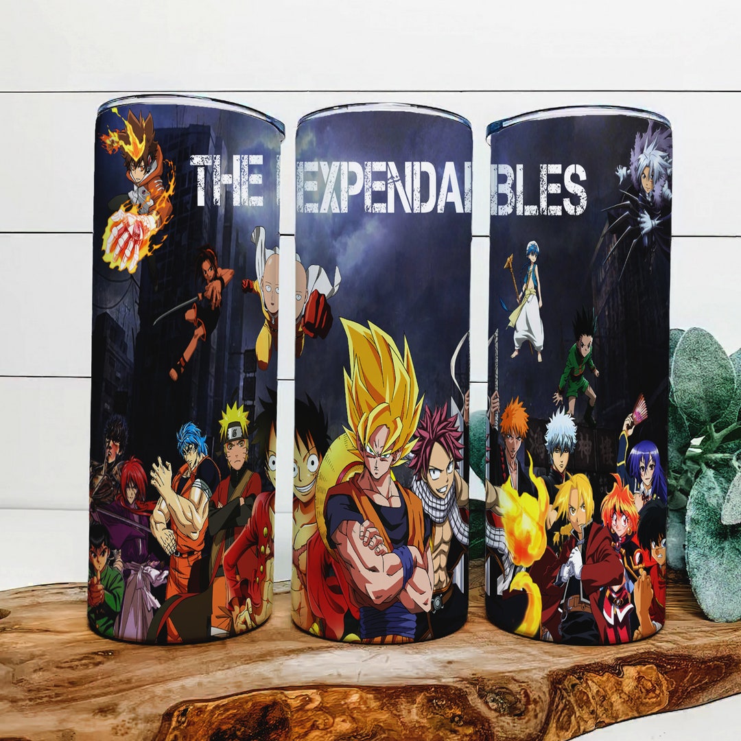 The Expendables Anime Tumbler - Etsy