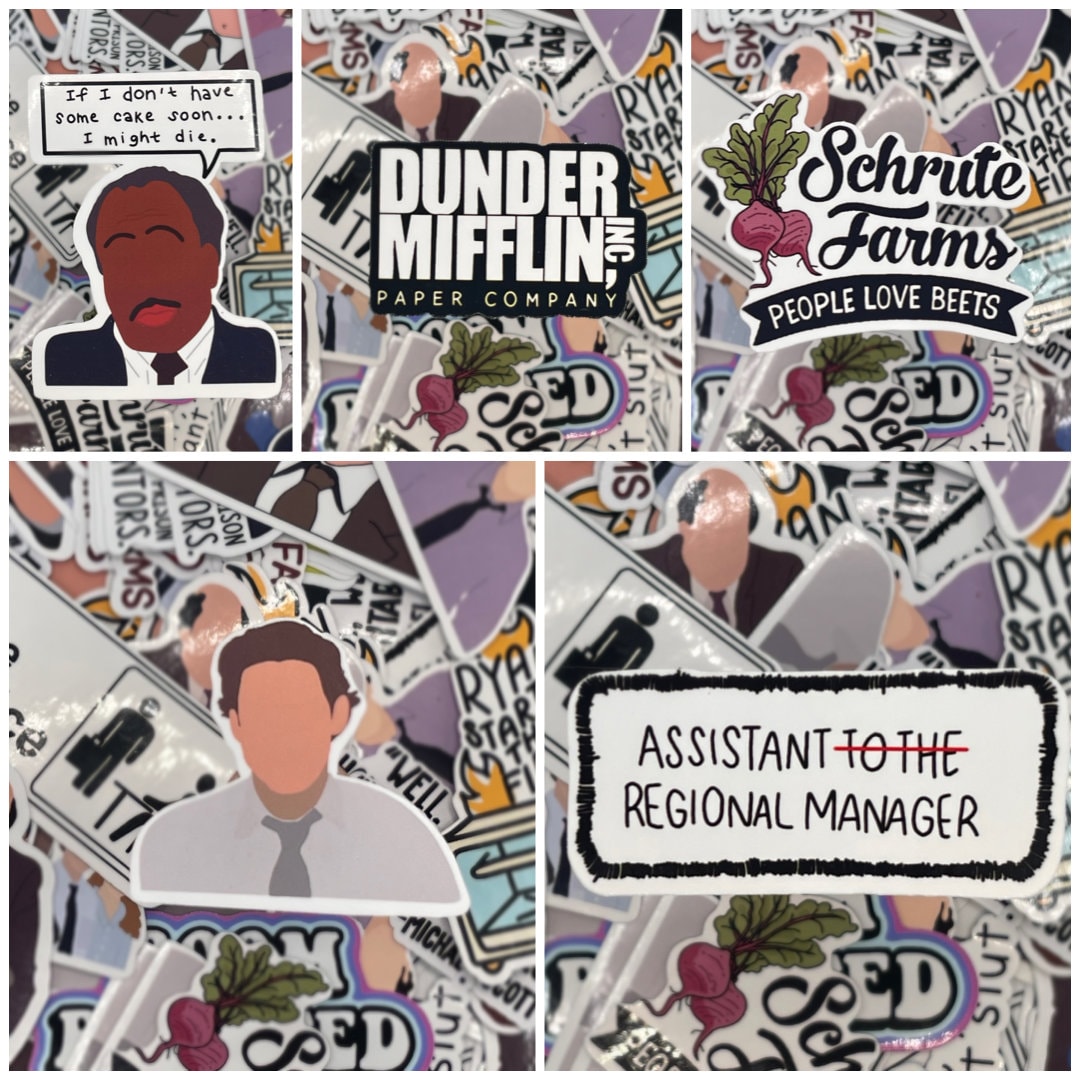 The Office Sticker Pack - Etsy