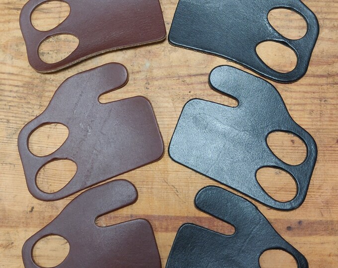 Quality Italian Veg-tan Leather Archery Finger Tab 3 Sizes - Etsy