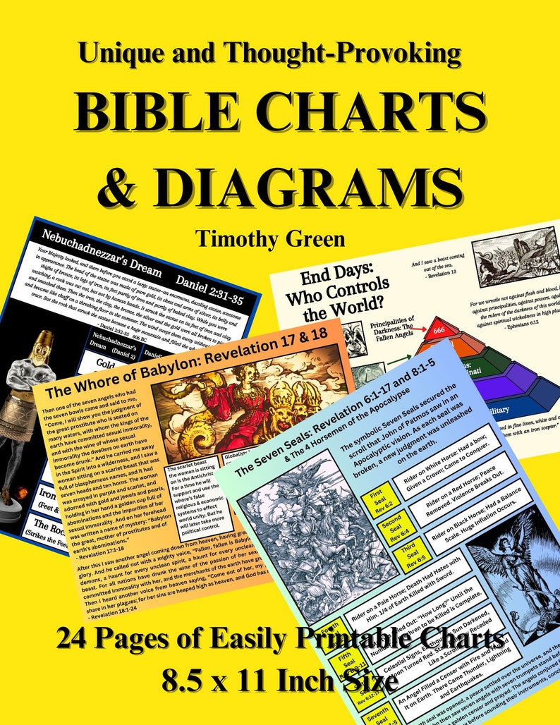 Illustrated Bible Charts and Diagrams Ebook (digital Download) - Etsy