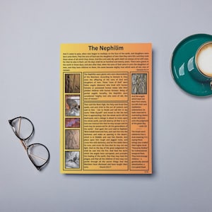 Printable Bible Study Aid With Illustrations / “the Nephilim” / Digital ...