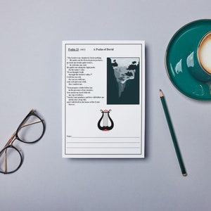 Psalm 23 / Printable Bible Study Aid, Illustrated / Digital Download - Etsy