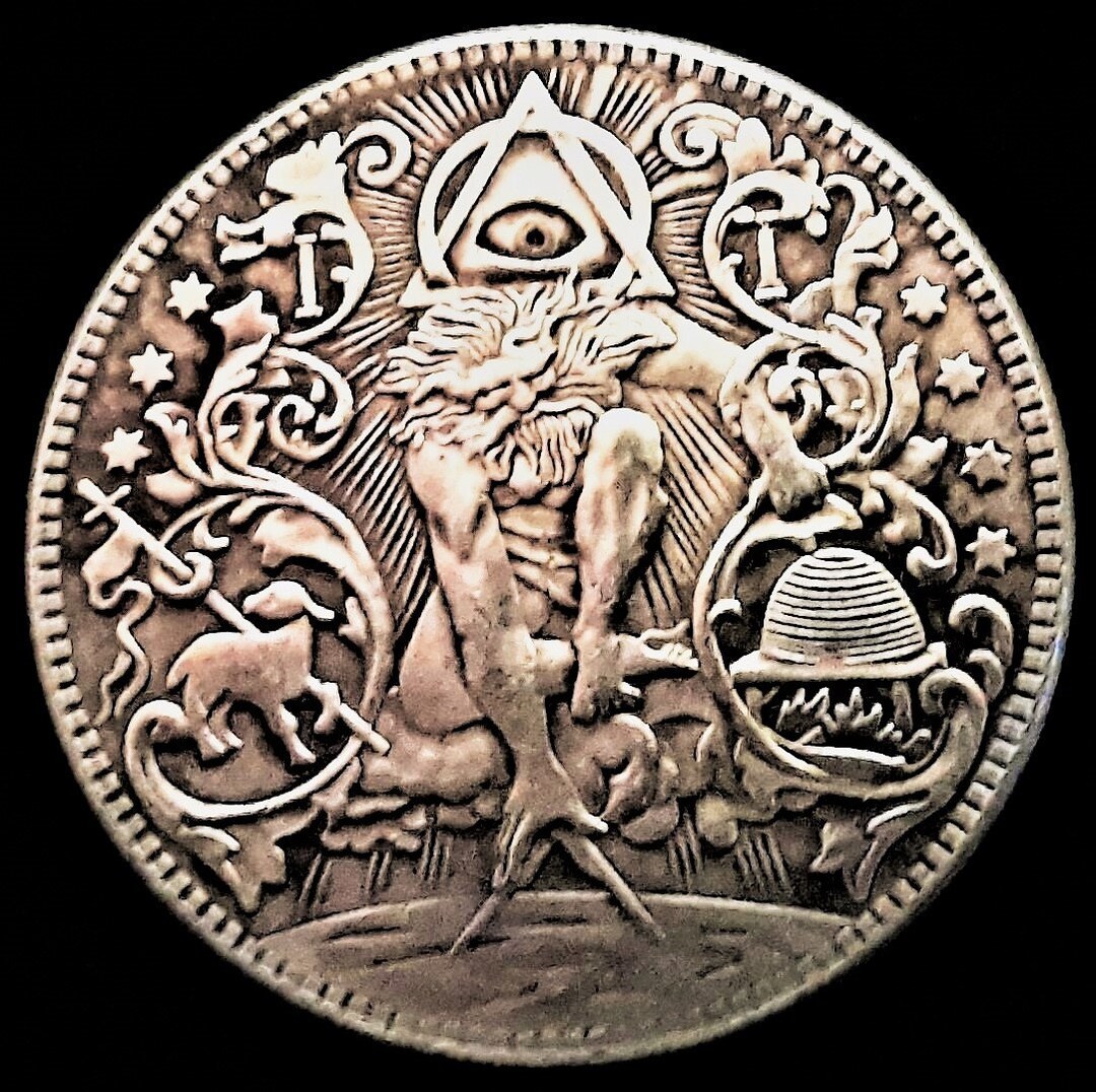HOBO Coin/ Fantasy Art/ Collectable Hobo Dollar/challenge Coin ...