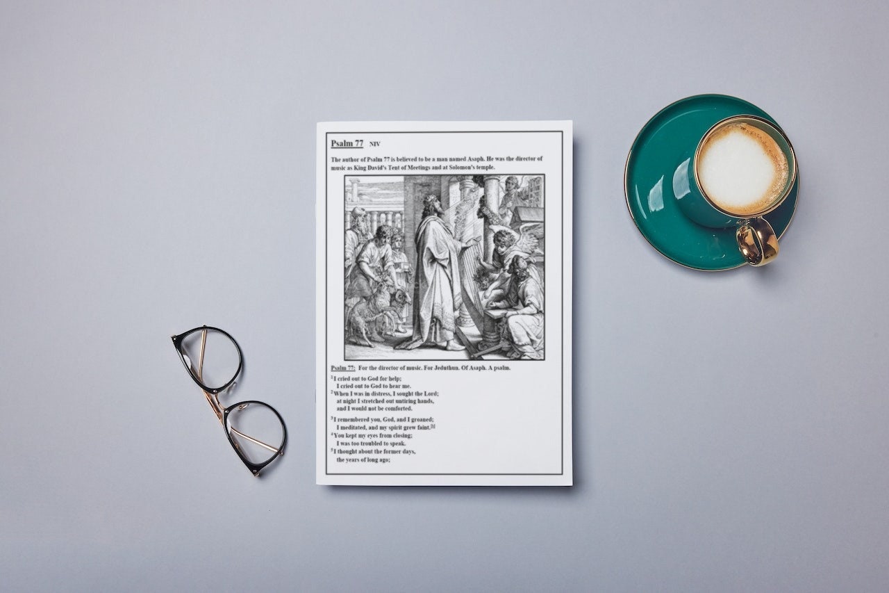Printable Bible Study Aid, Illustrated: Psalm 77/digital Download - Etsy