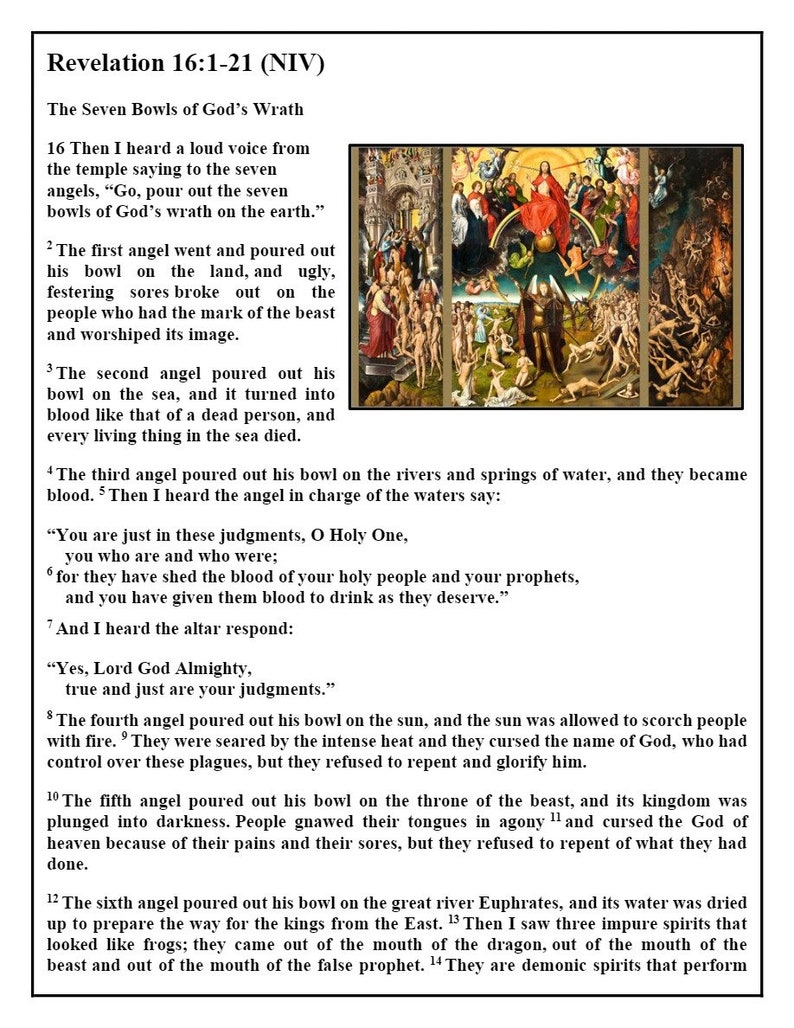 Printable Bible Study Aid, Illustrated, Including Chart - Book of ...