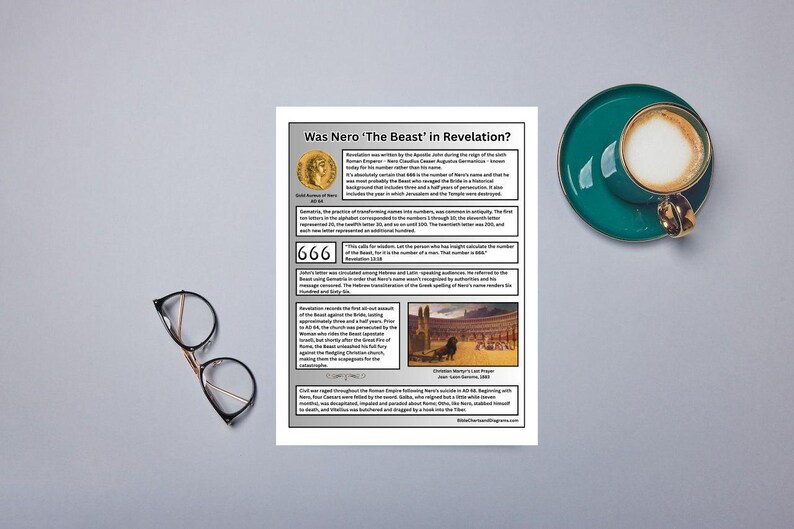 Was Nero the Beast in Revelation? — Printable Bible Prophecy Chart ...
