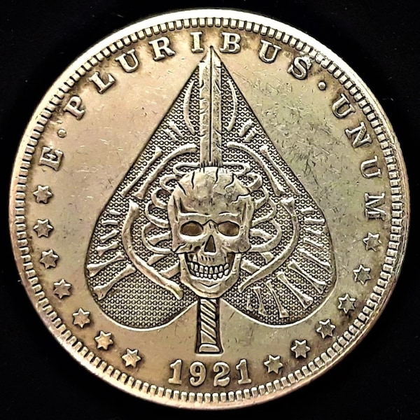 Ace of Spades Coin - Etsy