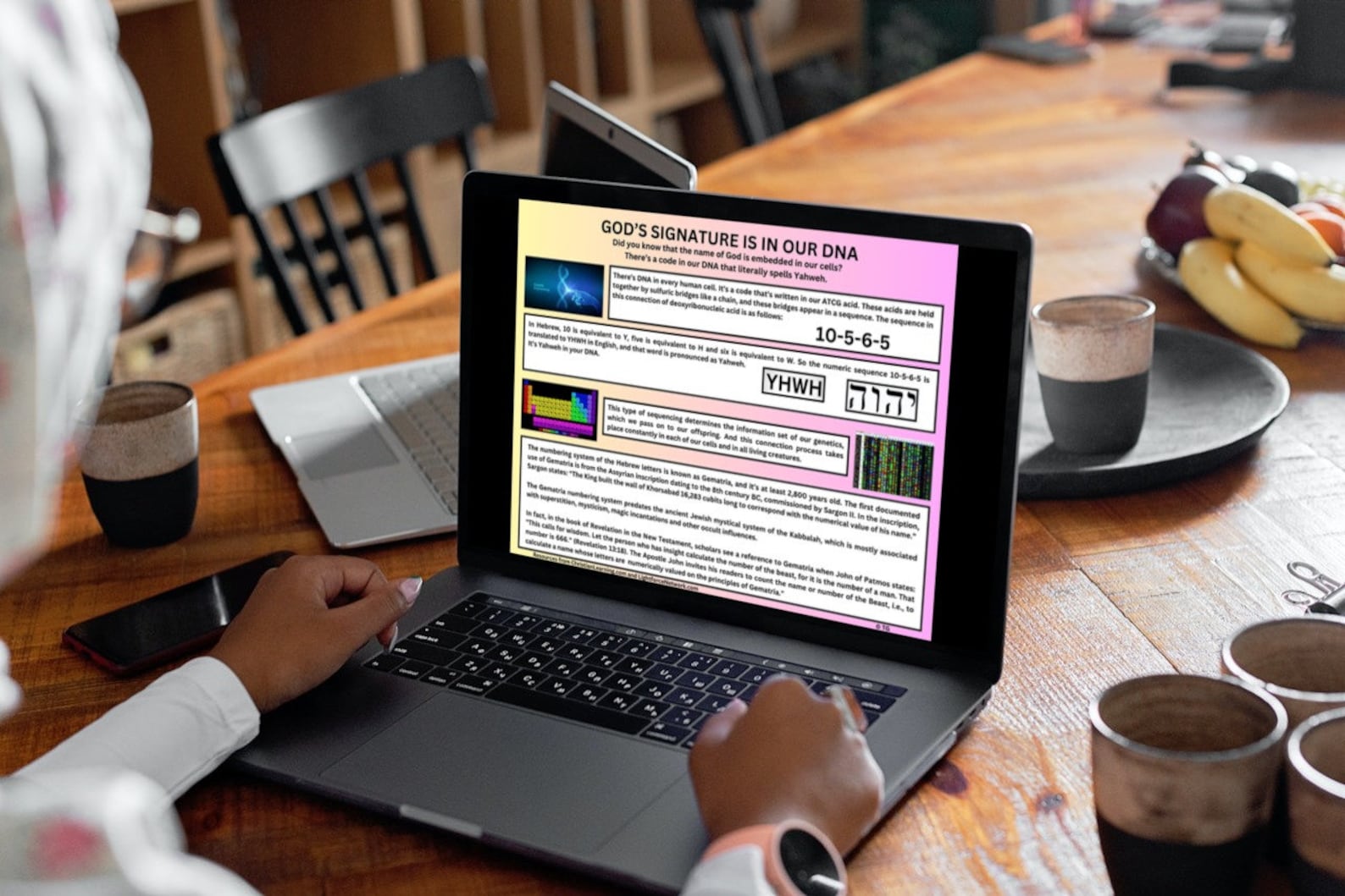 Printable Bible Study Aid With Illustrations / “god’s Signature is in ...