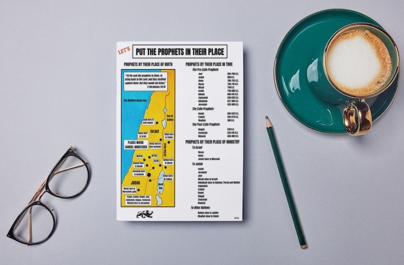 Old Testament Prophets Chart – Bible Study Overview (digital Download ...