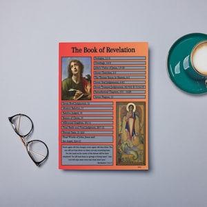 Printable Bible Study Chart, Illustrated Diagram/ “the Book of ...