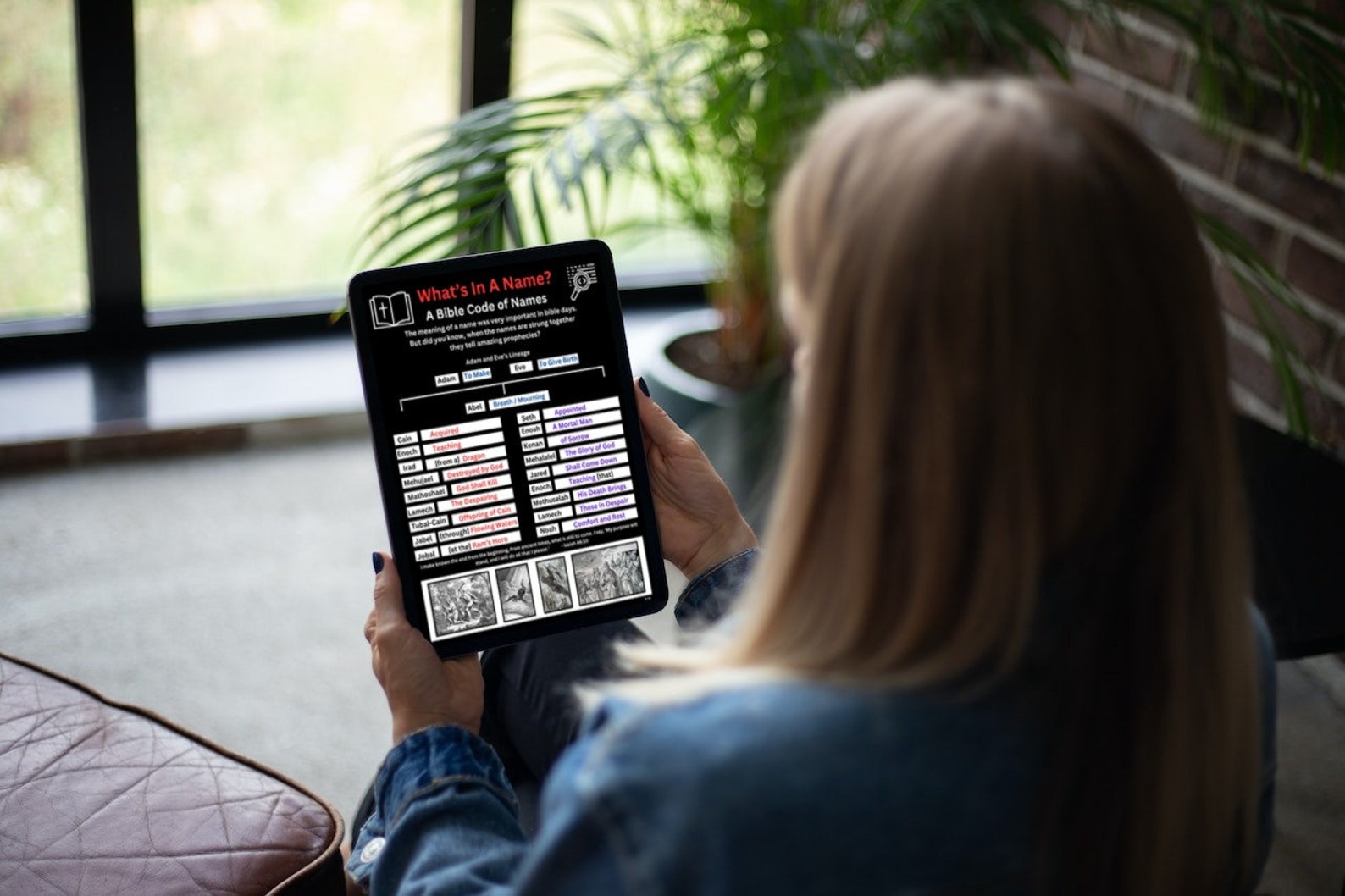 Bible Names Chart / Printable – Adam & Eve Family Lineage Diagram ...