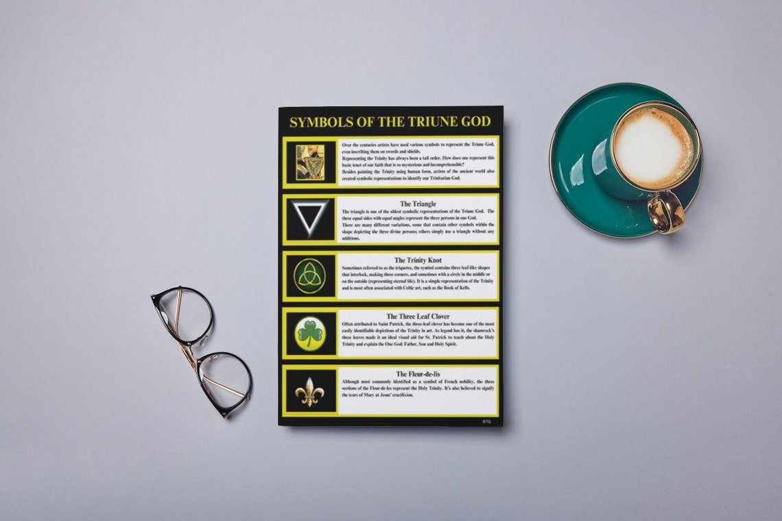 Printable Trinity Symbols Chart – Christian Bible Study Aid (digital ...