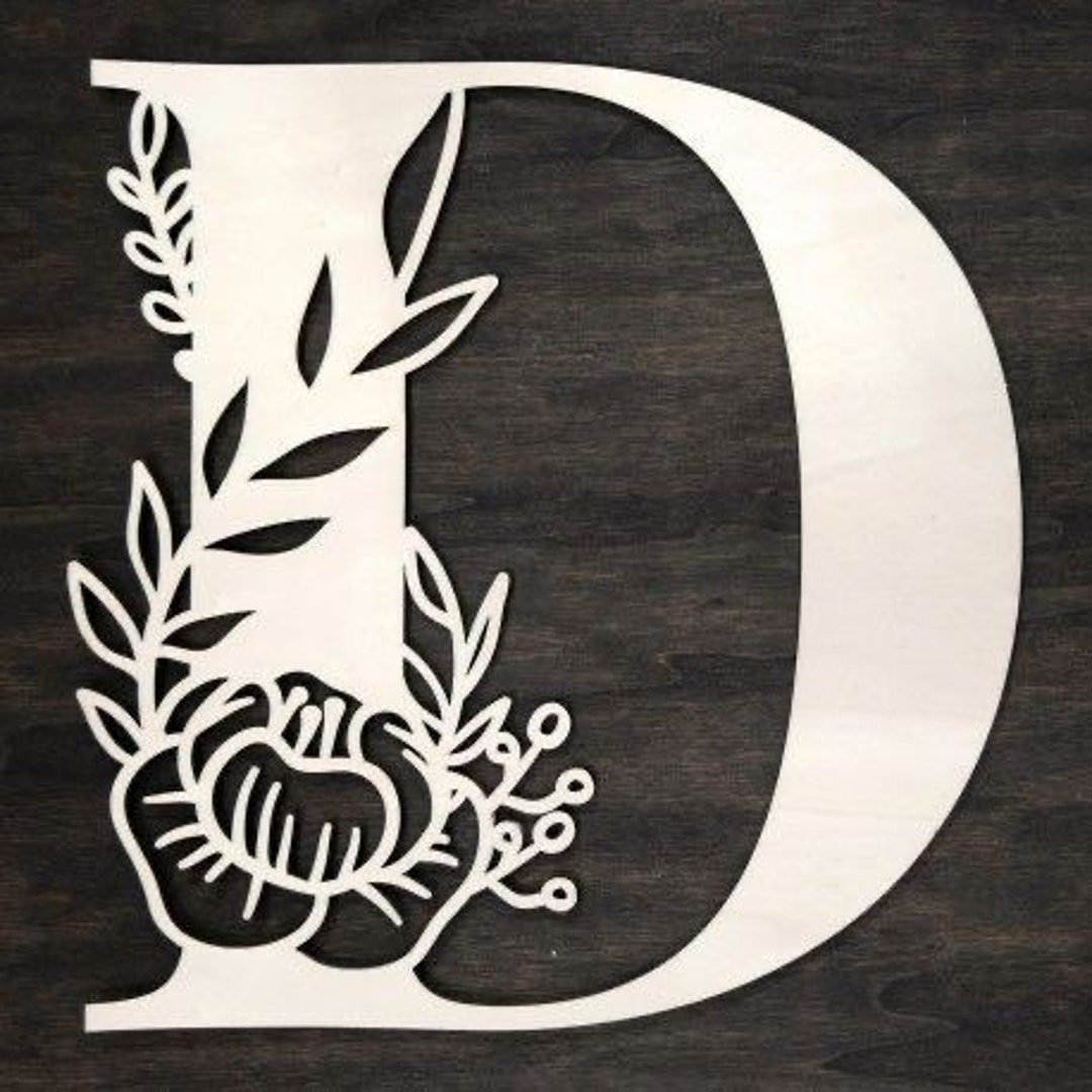 Initial D Wooden Alphabet Wooden Letter D - Etsy