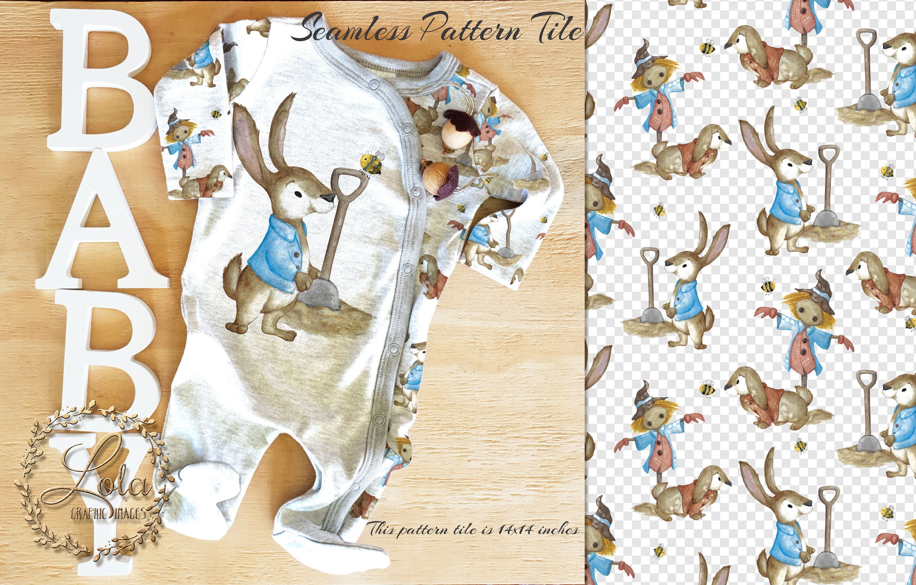 Watercolor Rabbit Clipart Cute Bunny Easter Egg Graphic - Etsy UK