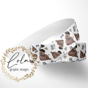 Watercolor Vintage Hippo Seamless Pattern Cute Baby Blue Graphics Hand ...