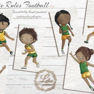 Cute Australian Rules Football Clipart Sport AFL Aussie Graphics Tribal ...