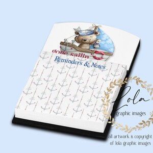 Watercolor Nautical Sailor Seamless Pattern | Teddy Bear Fabric | Baby ...