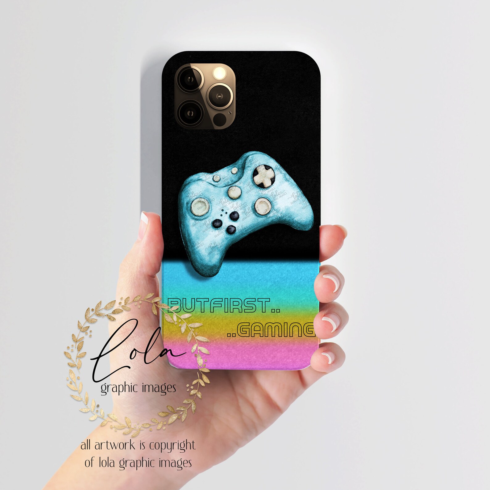 Cute Gamer Clipart Controller Graphics Neon Rainbow Clipart - Etsy