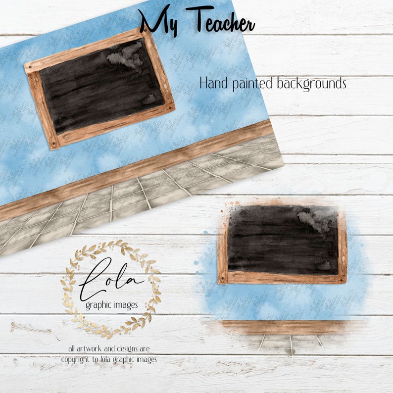 Cute Watercolor Teacher Clipart Back to School Graphics | Etsy