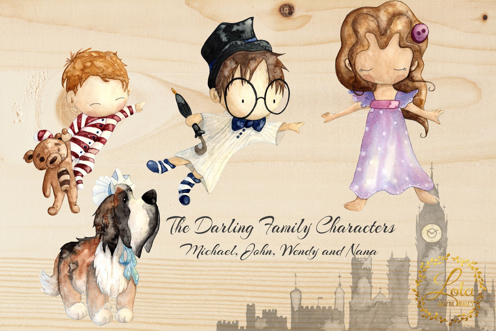 Peter Pan Clipart Fairy Tale Clip Art Tinkerbell Clip Art - Etsy Canada