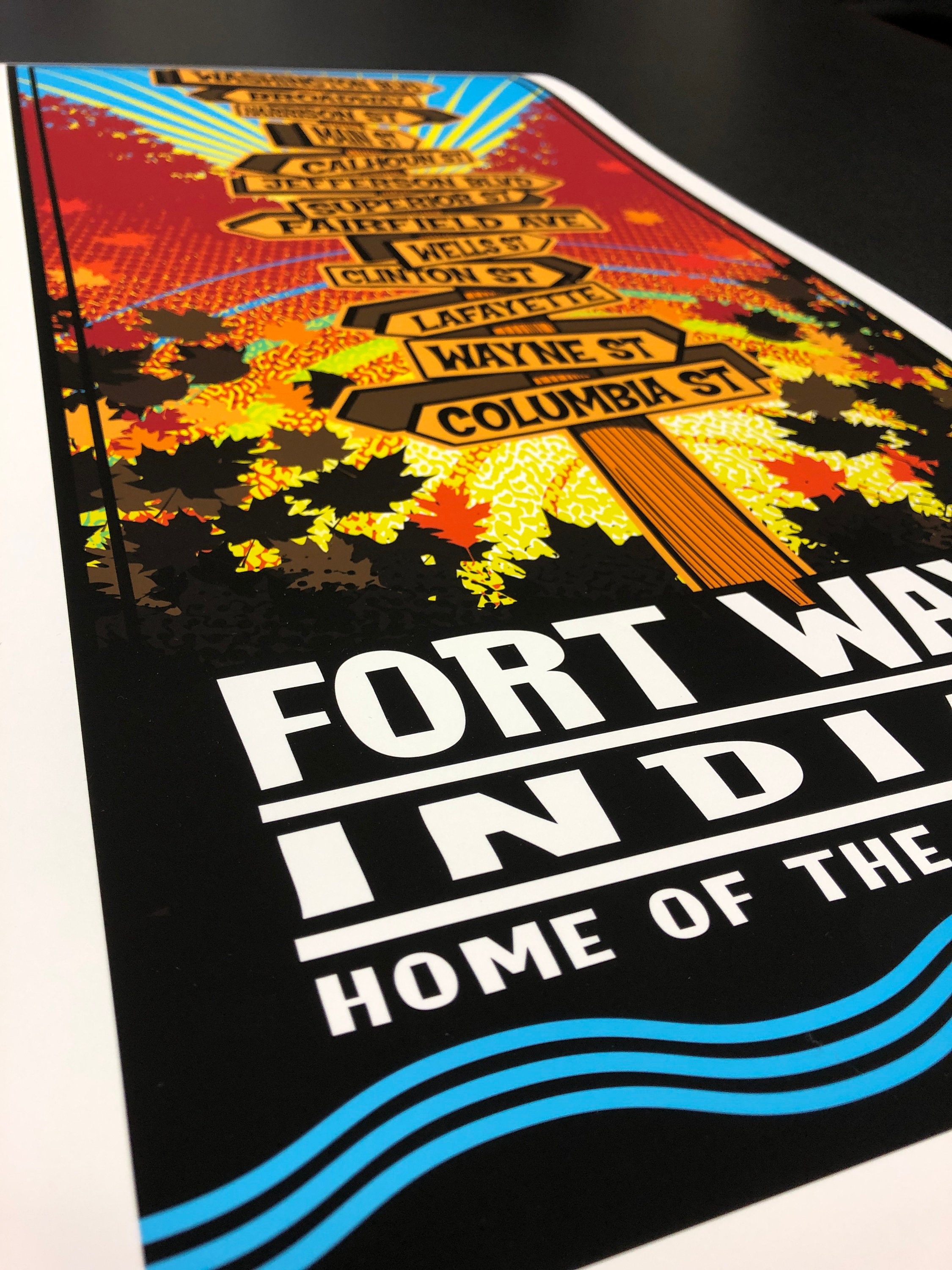 Fort Wayne Indiana: Home of the Three Rivers Print - Etsy