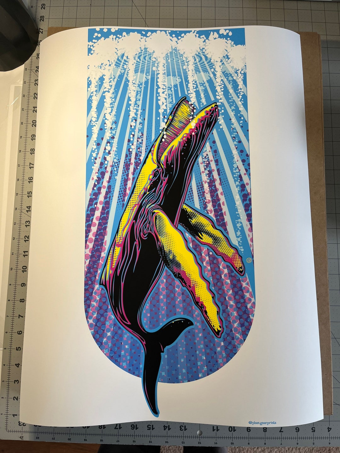 Earth Day Whale Print - Etsy