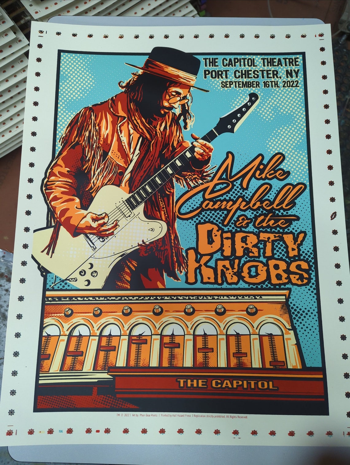 Mike Campbell & the Dirty Knobs 9-16-2022 Capitol Theatre - Etsy
