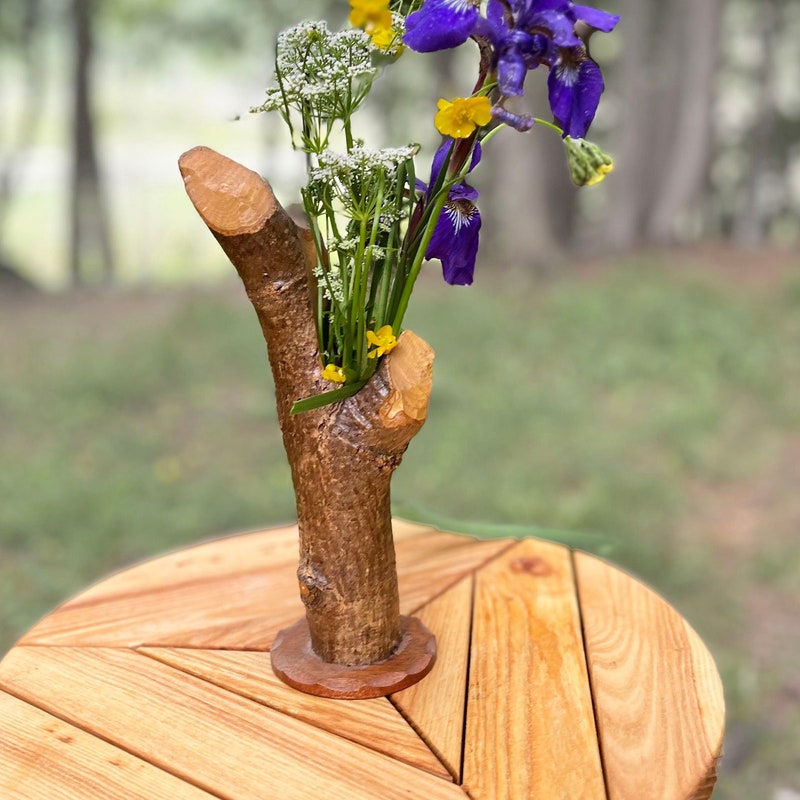 Log Vase - Etsy