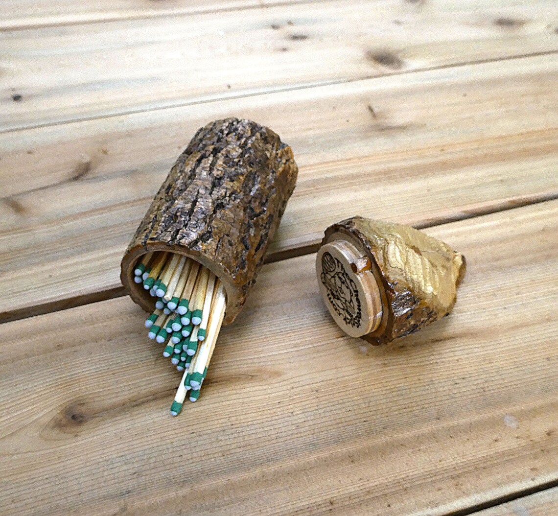 Small Box Made From a Beaver-chewed Log - Etsy