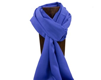 Royal blue scarf | Etsy