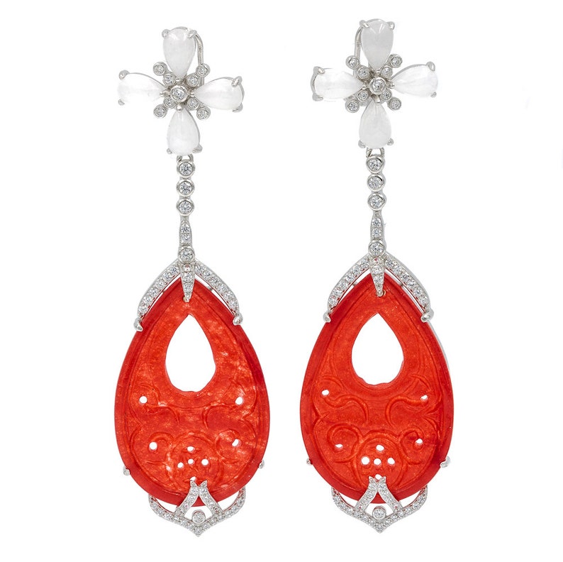 Elegant Fancy Red Carpet Drop Earrings - Etsy