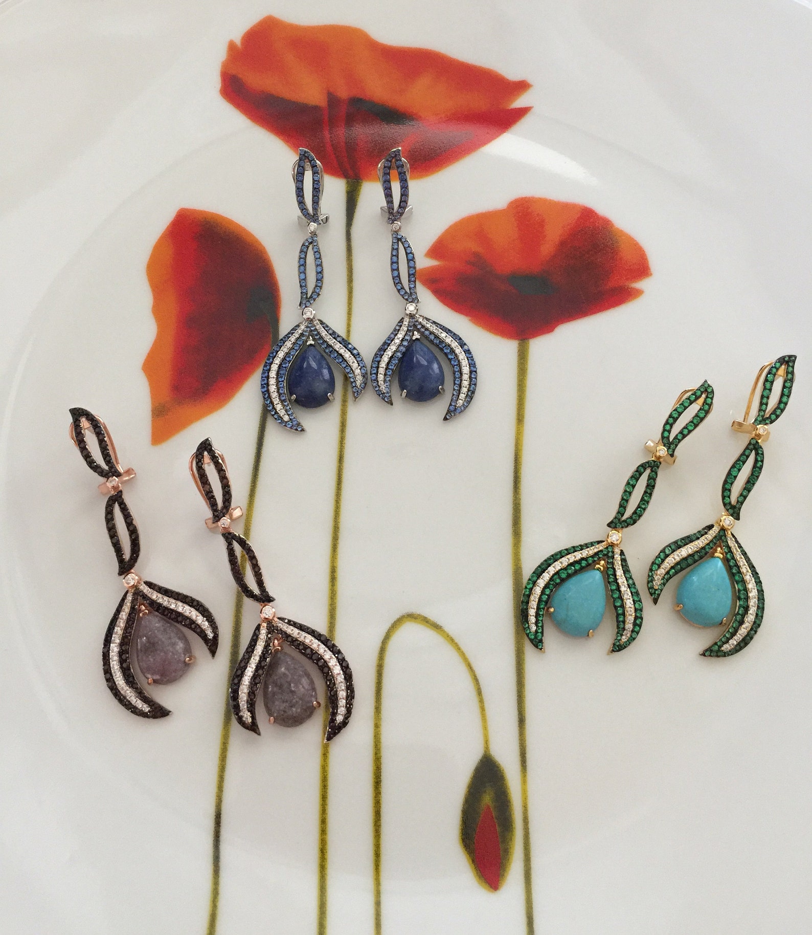 Elegant Fancy Red Carpet Drop Earrings - Etsy