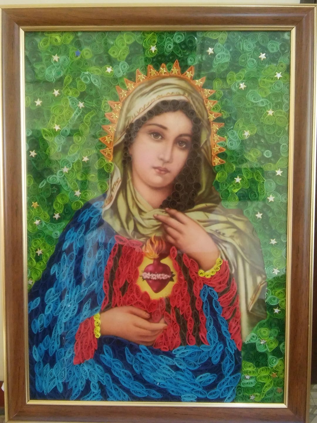 Mother Mary Paper Quilling - Etsy