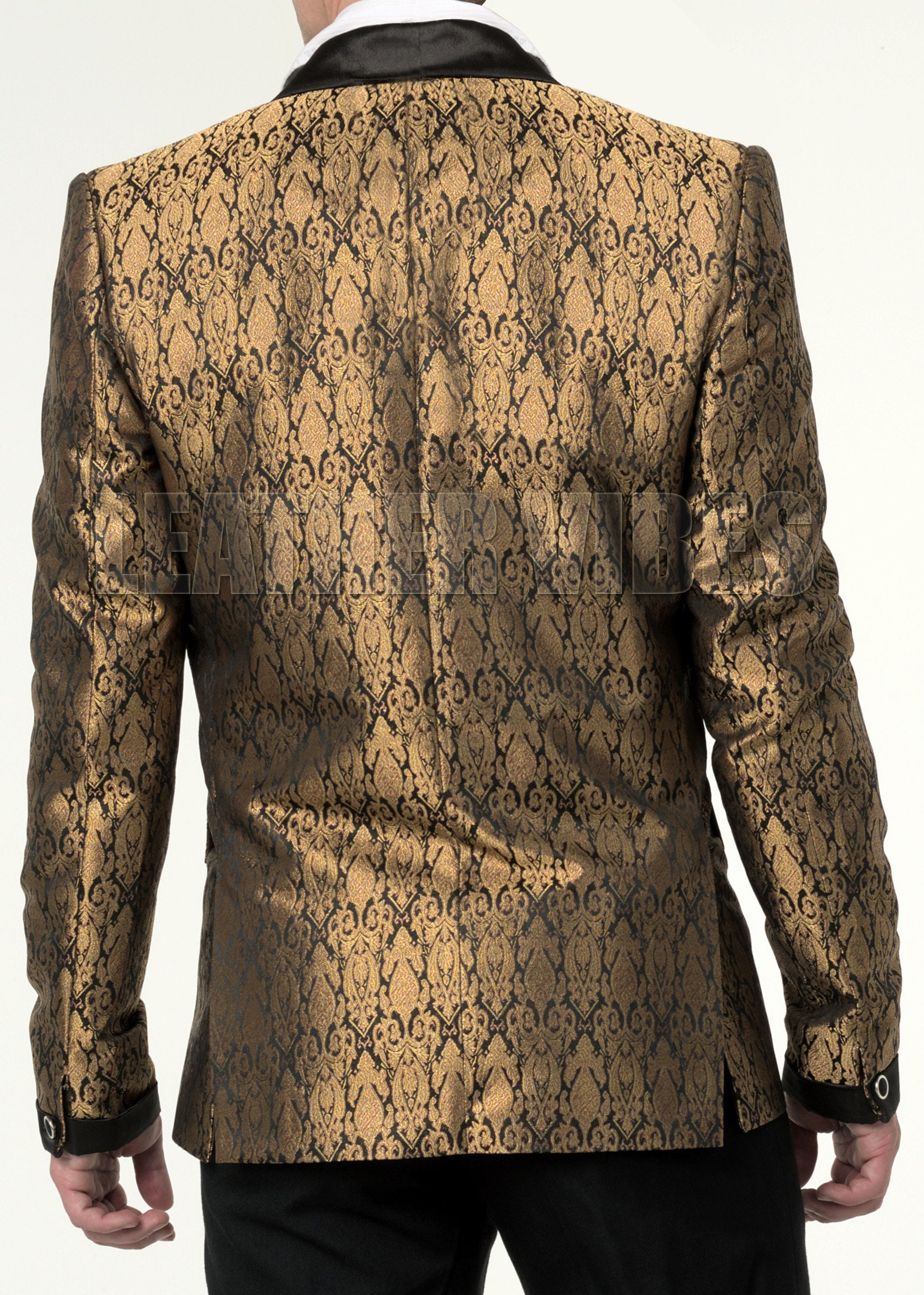 Gold Tuxedo Dinner Jacket - Etsy