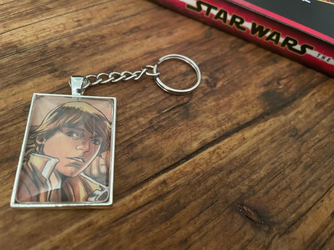 Star Wars Luke Skywalker Comic Book Page Keyring/keychain, Master Luke ...