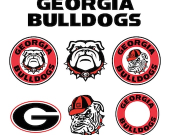 Georgia bulldogs dxf | Etsy