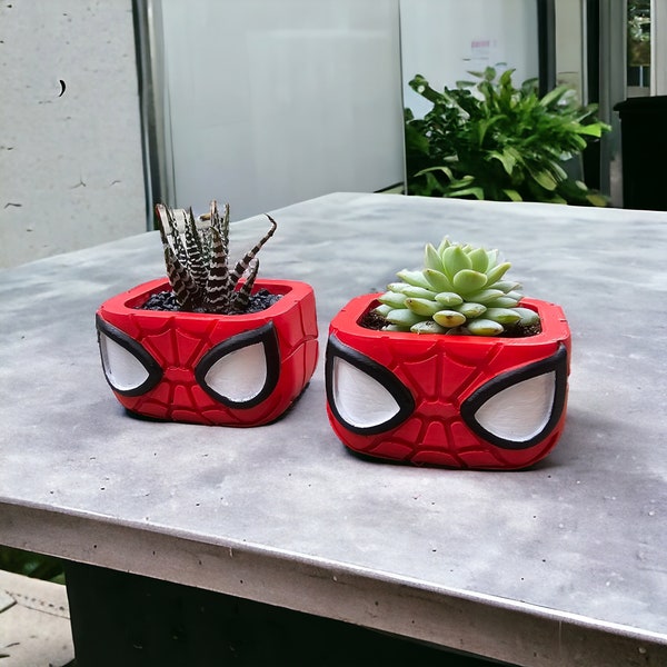 Spiderman Planter - Etsy