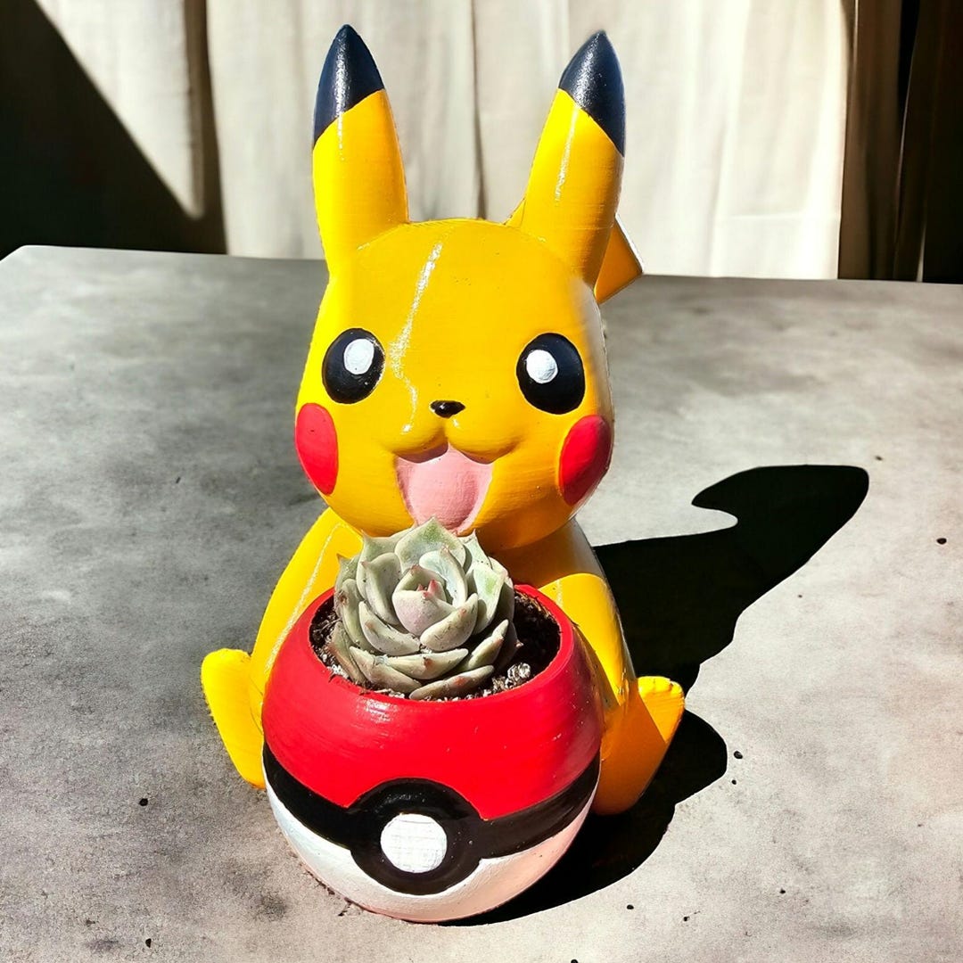 Pikachu Pokemon Planter - Etsy