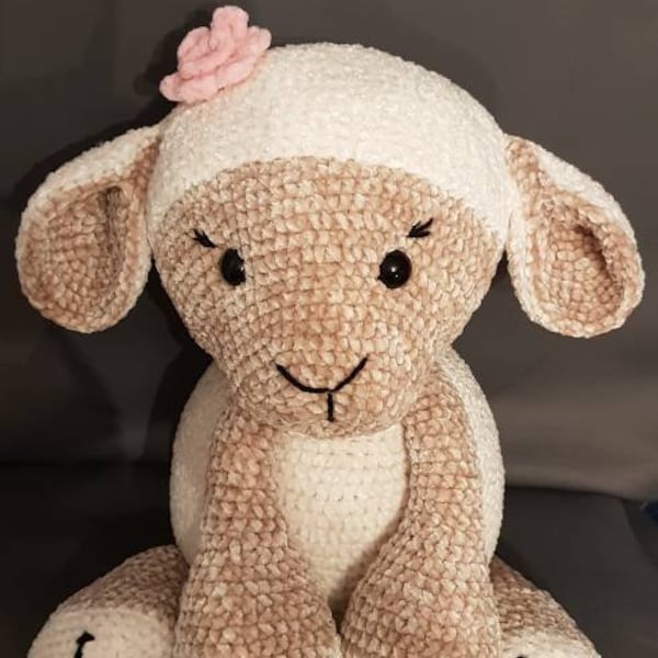 Velvet Lamb Crochet Pattern - Etsy