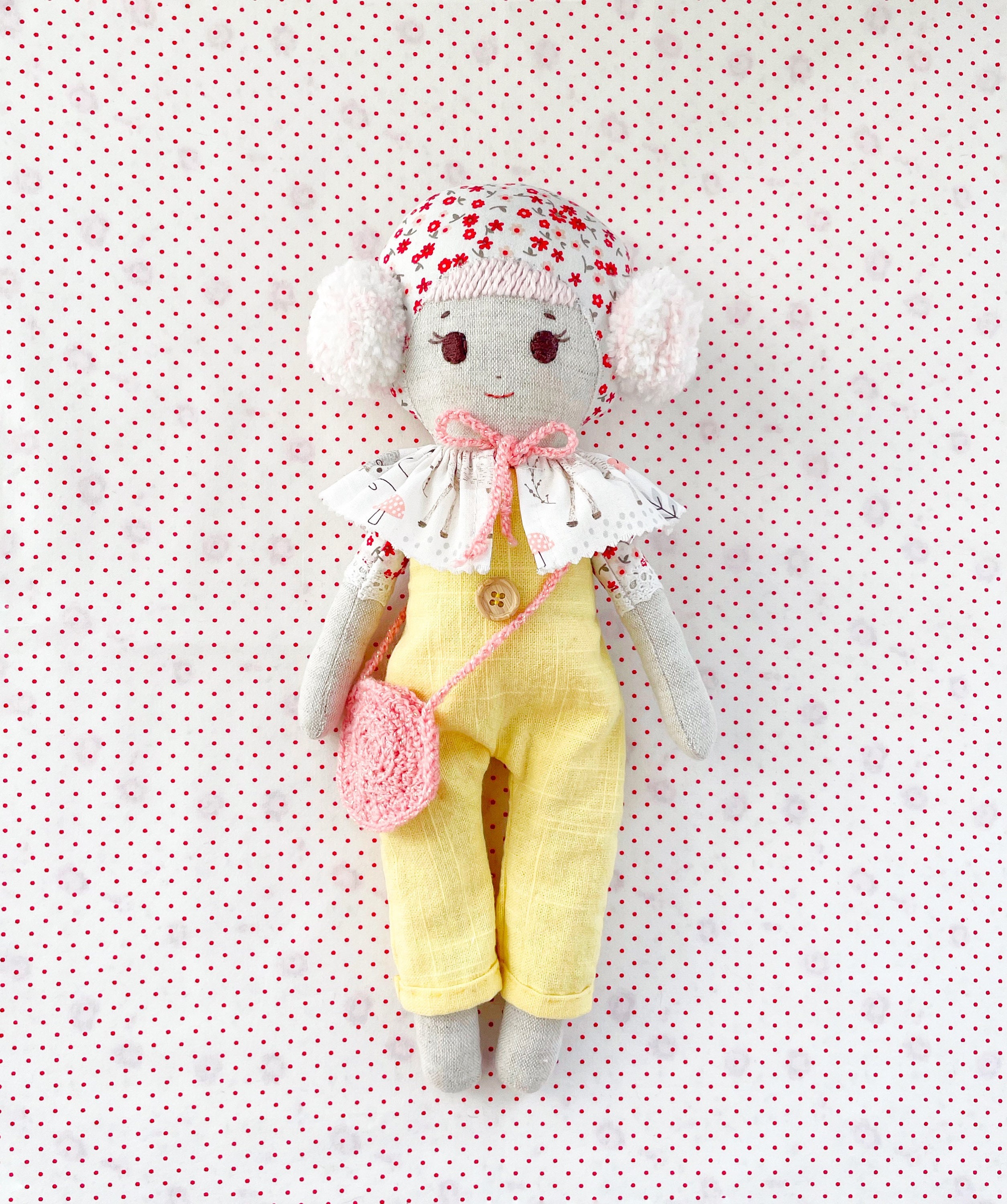 Handmade Rag Doll, Heirloom Linen Doll, Soft Toys. - Etsy