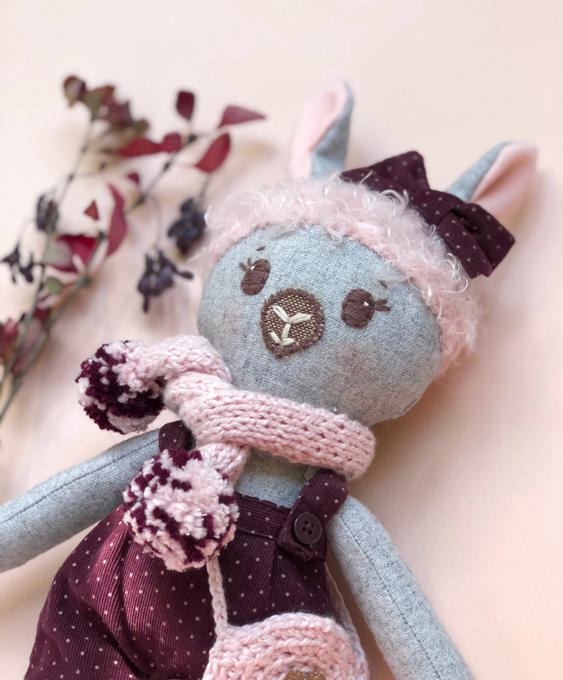 Llama Soft Toyhandmade Llama Toy Rag Doll Heirloom Llama - Etsy