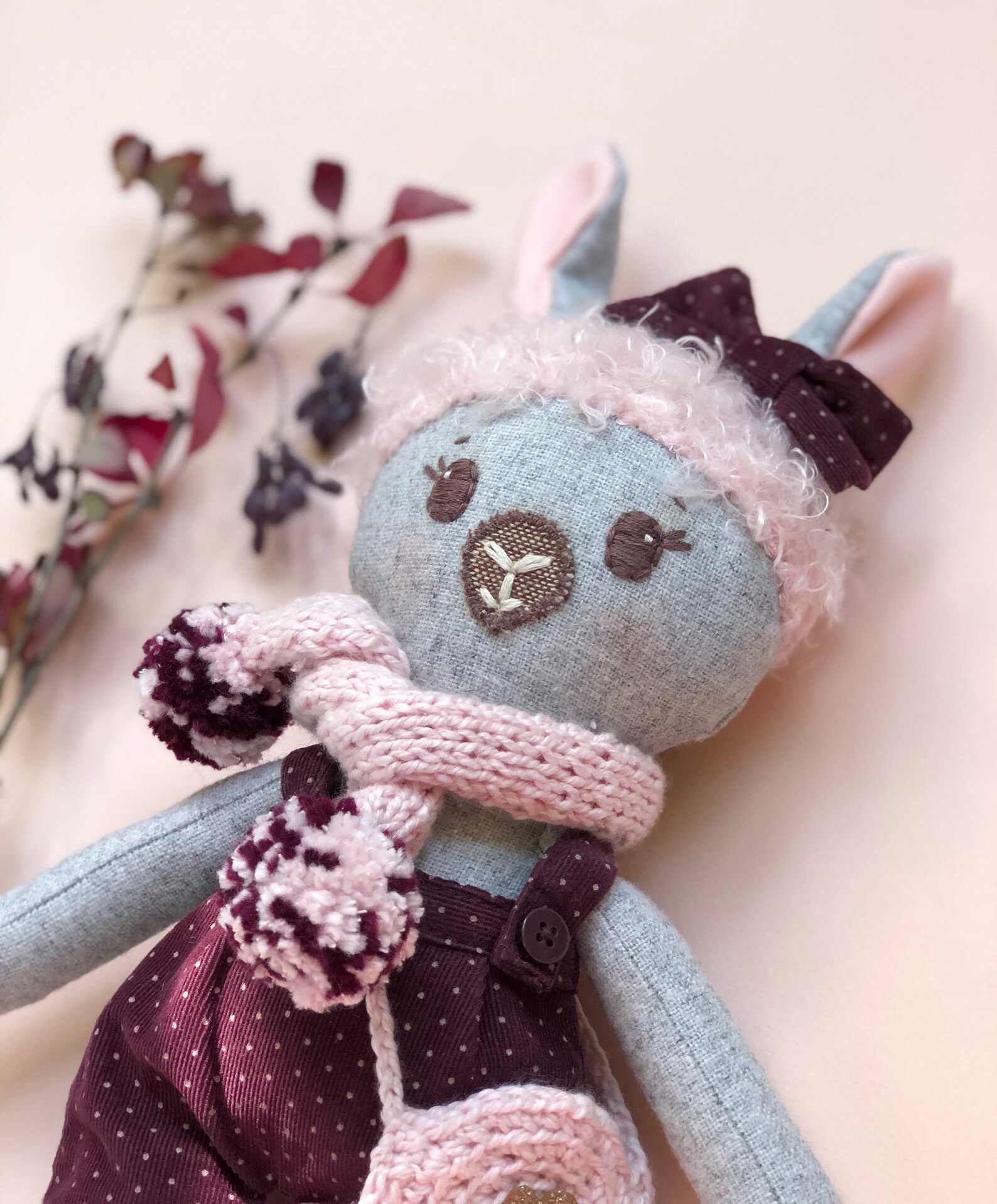 Llama Soft Toyhandmade Llama Toy Rag Doll Heirloom Llama - Etsy