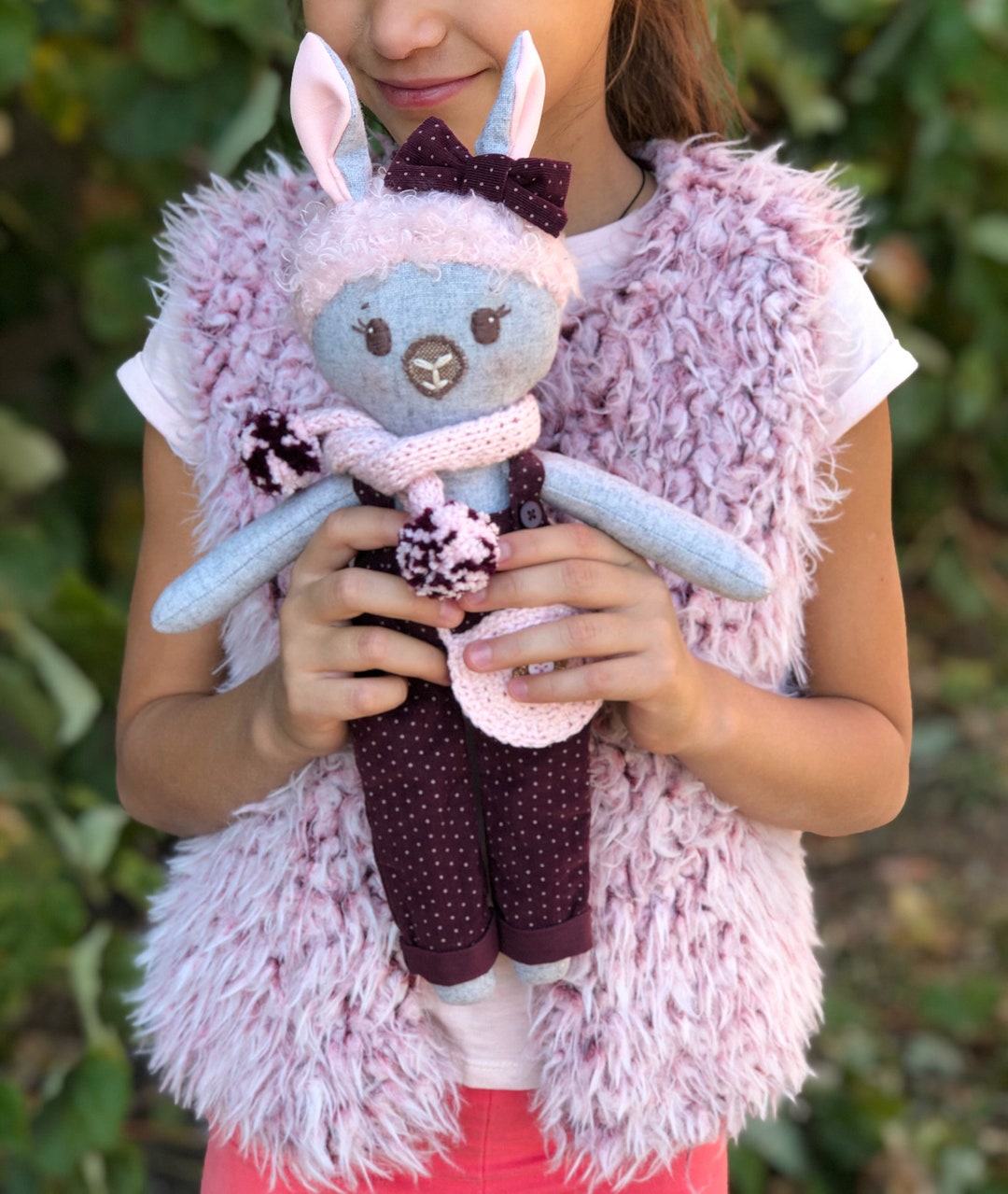 Llama Soft Toy,handmade Llama Toy, Rag Doll, Heirloom Llama Doll. - Etsy